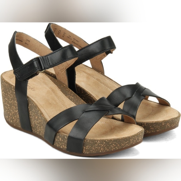 Clarks | Shoes | Clarks Temira Compass Wedges | Poshmark